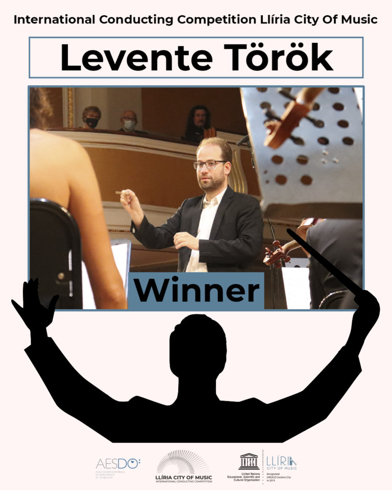 Levente Török wins the 1st “Llíria City of Music” International Orchestra Conducting Competition ...