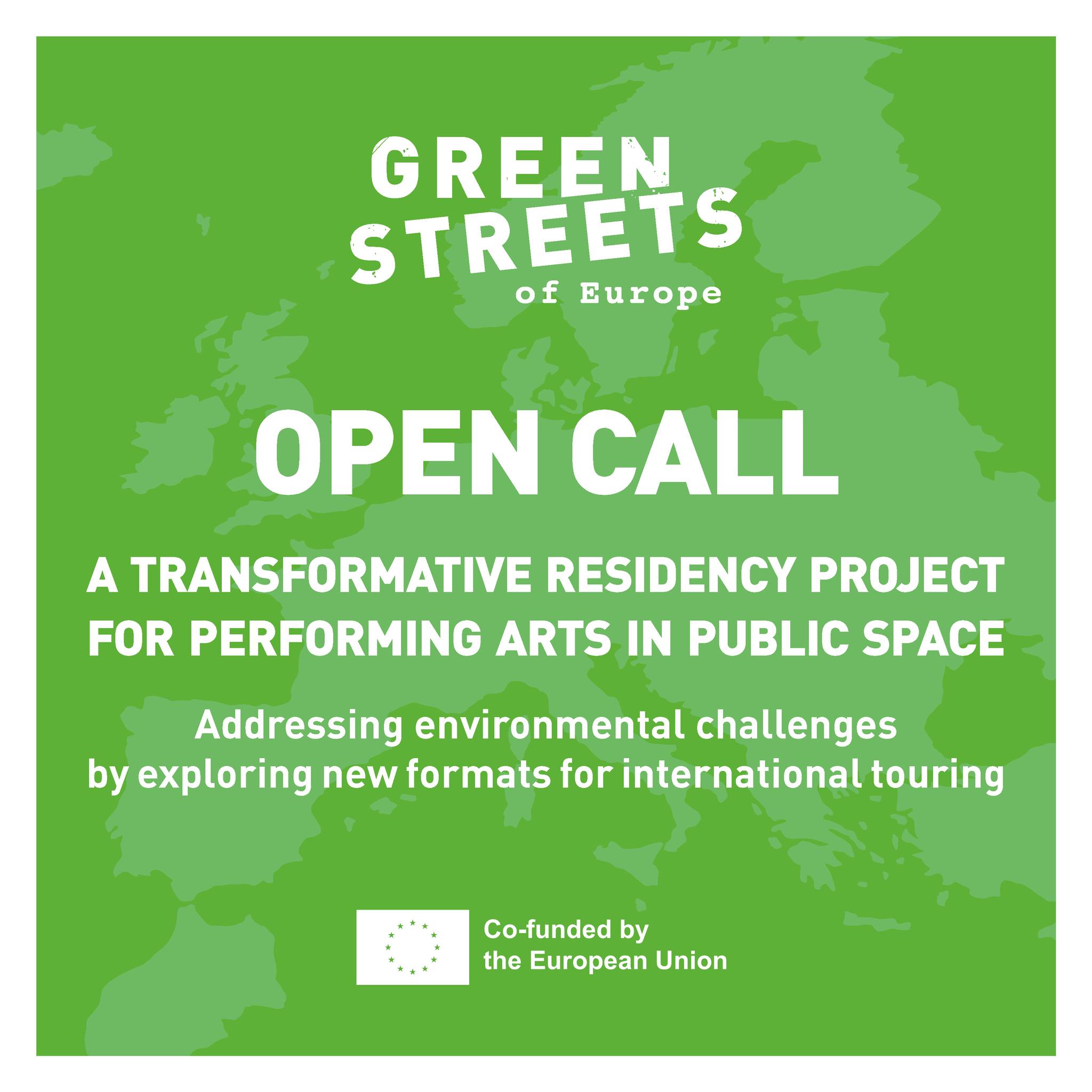 Green Streets of Europe residency project - call for applications ...